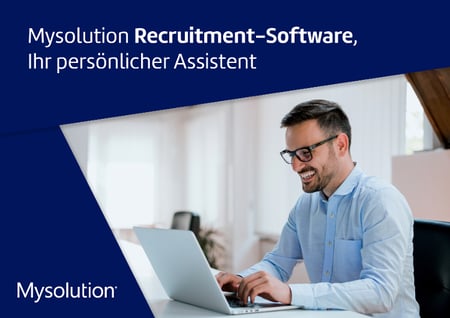Broschüre Mysolution Recruitment-Software